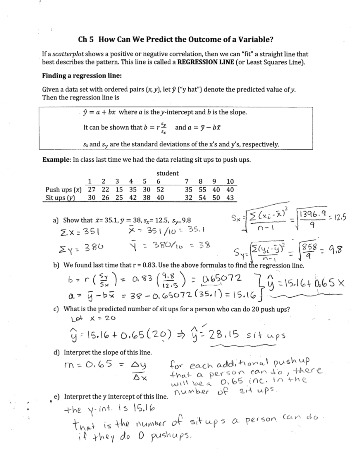 26444167 (dragged) - Professor Schovanec Chapter 5 Lecture: How Can We ...