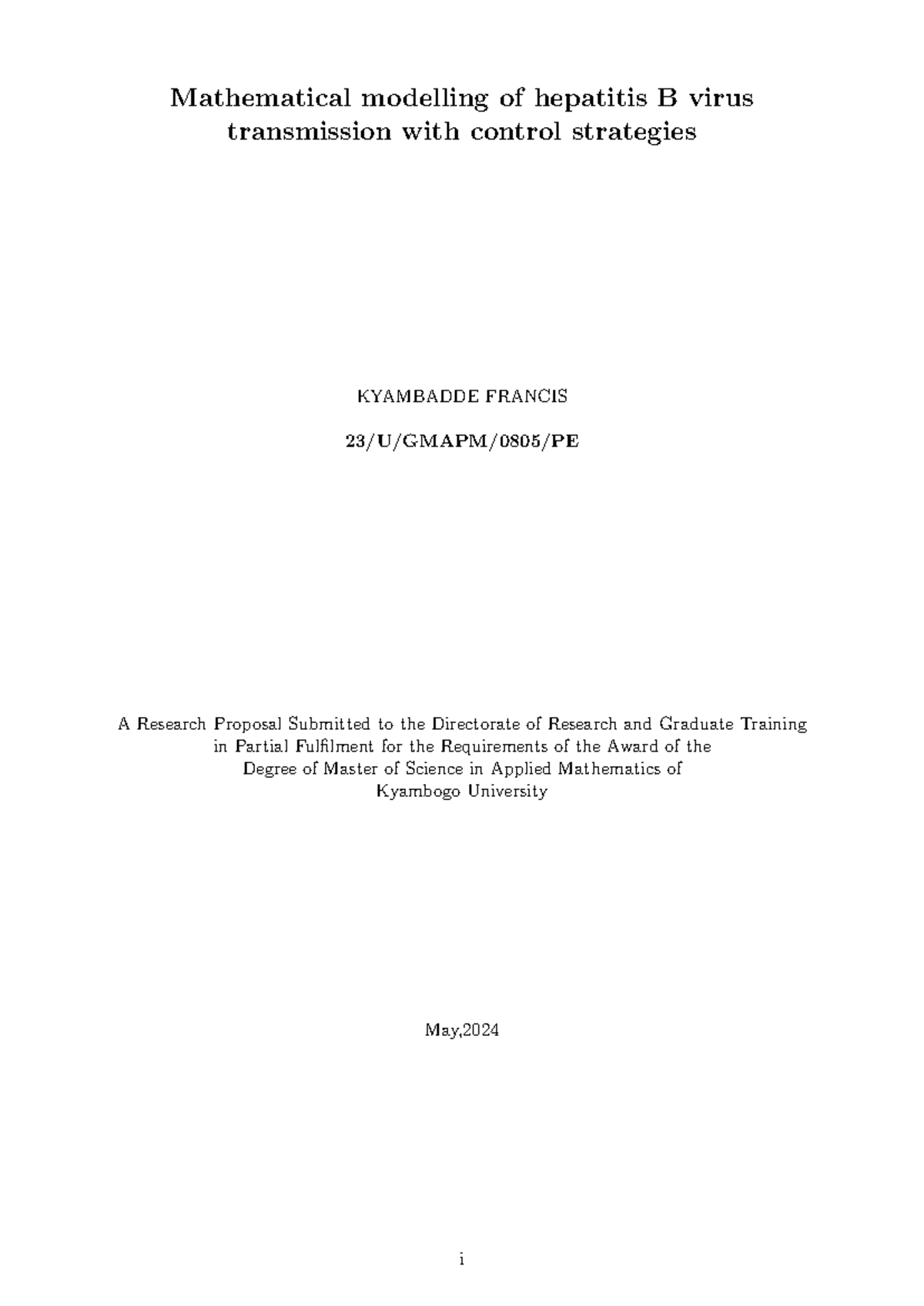 Proposal - Our research will aim to develop a comprehensive ...