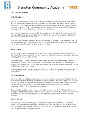 UNIT 19 Assignment brief 2 - BTEC Assignment Brief Qualification ...