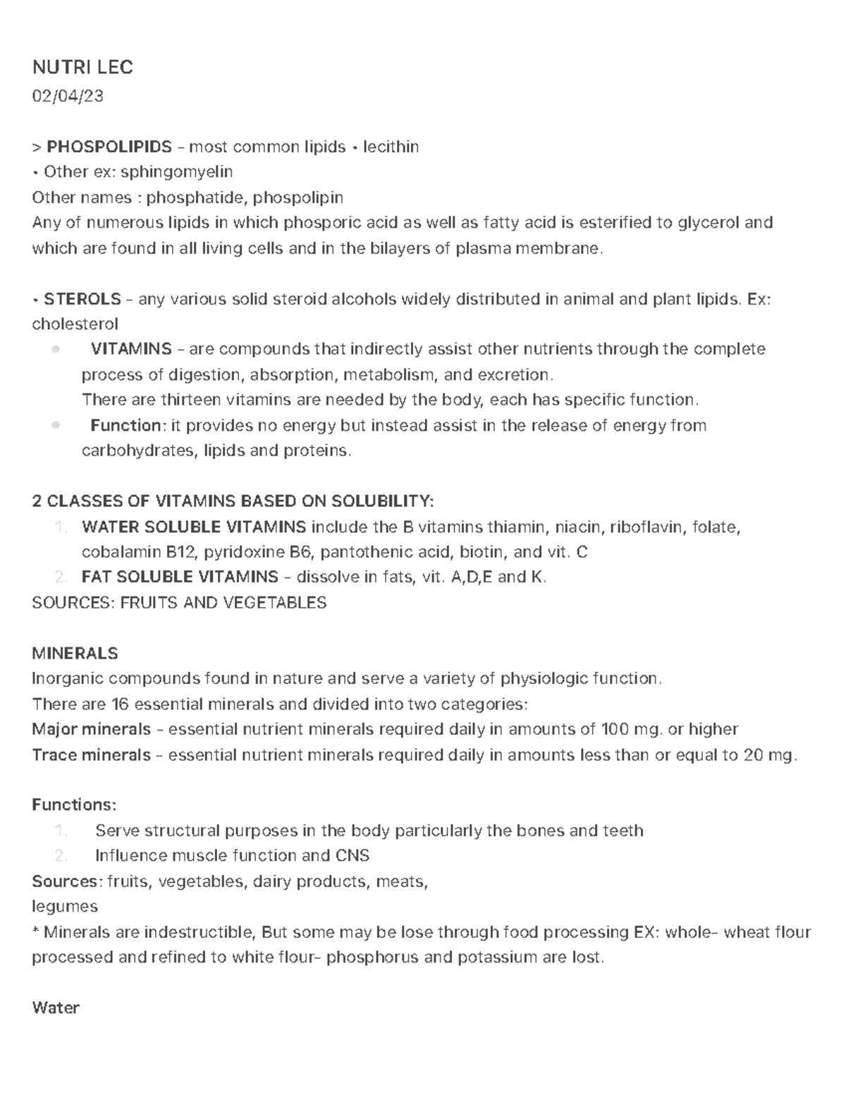 Nutri-LEC - knowledge and information about NUTRI lec - 1. 2. 1. 2. NUTRI LEC 02/04/ - Studocu