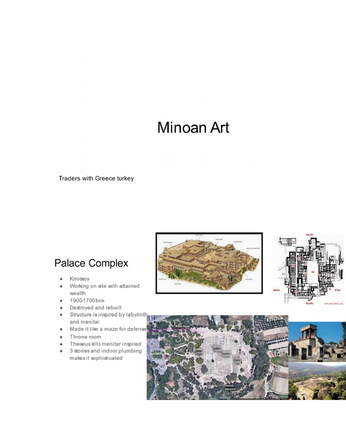 CH.1- Minoan ART - These are visual summary notes for the course ARH ...
