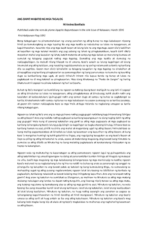 Intramurals Narrative Report 1 - Address: Purok 3 Pulung Santol, Porac ...