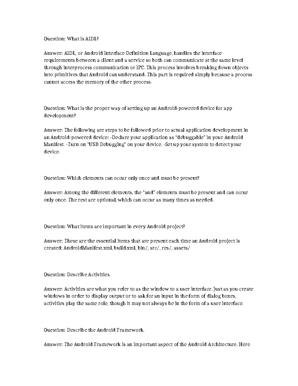 Angioblast non-stoic squallers - Question: What is AIDL? Answer: AIDL ...