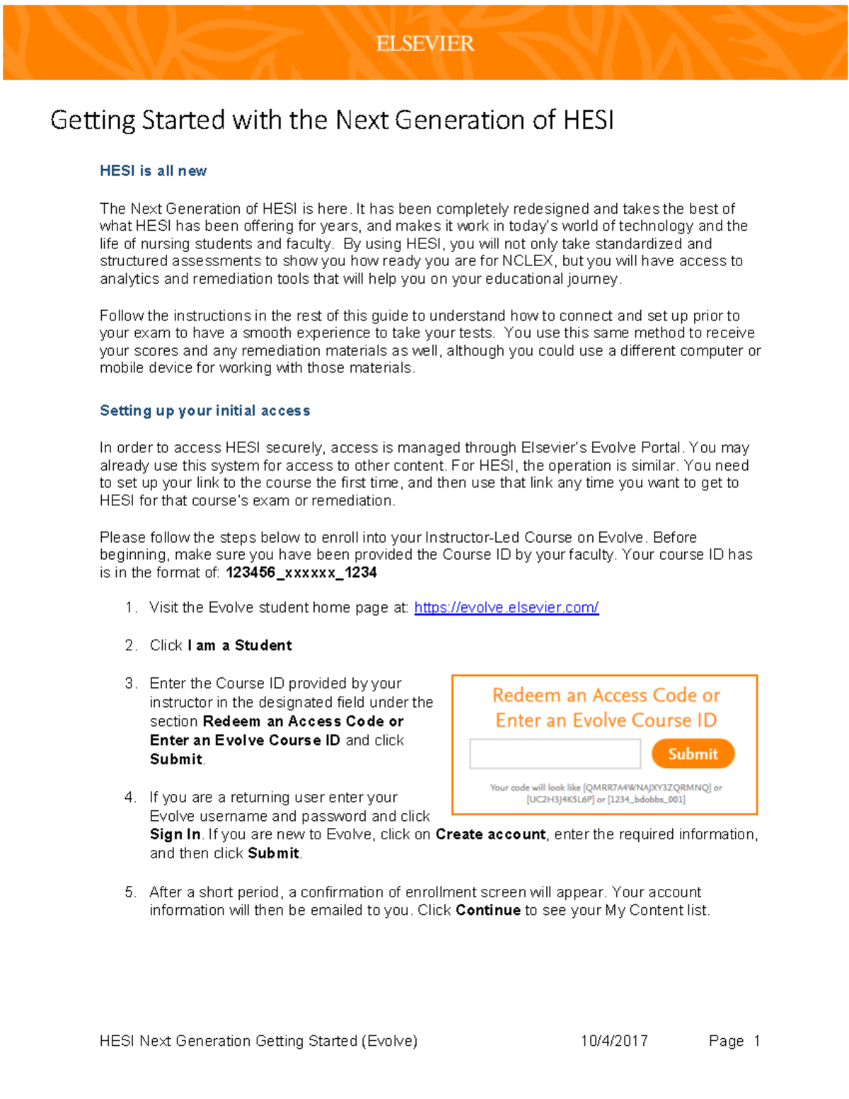 HESI Next Gen Student Instructions (15) - [Type here] [Type here] [Type ...