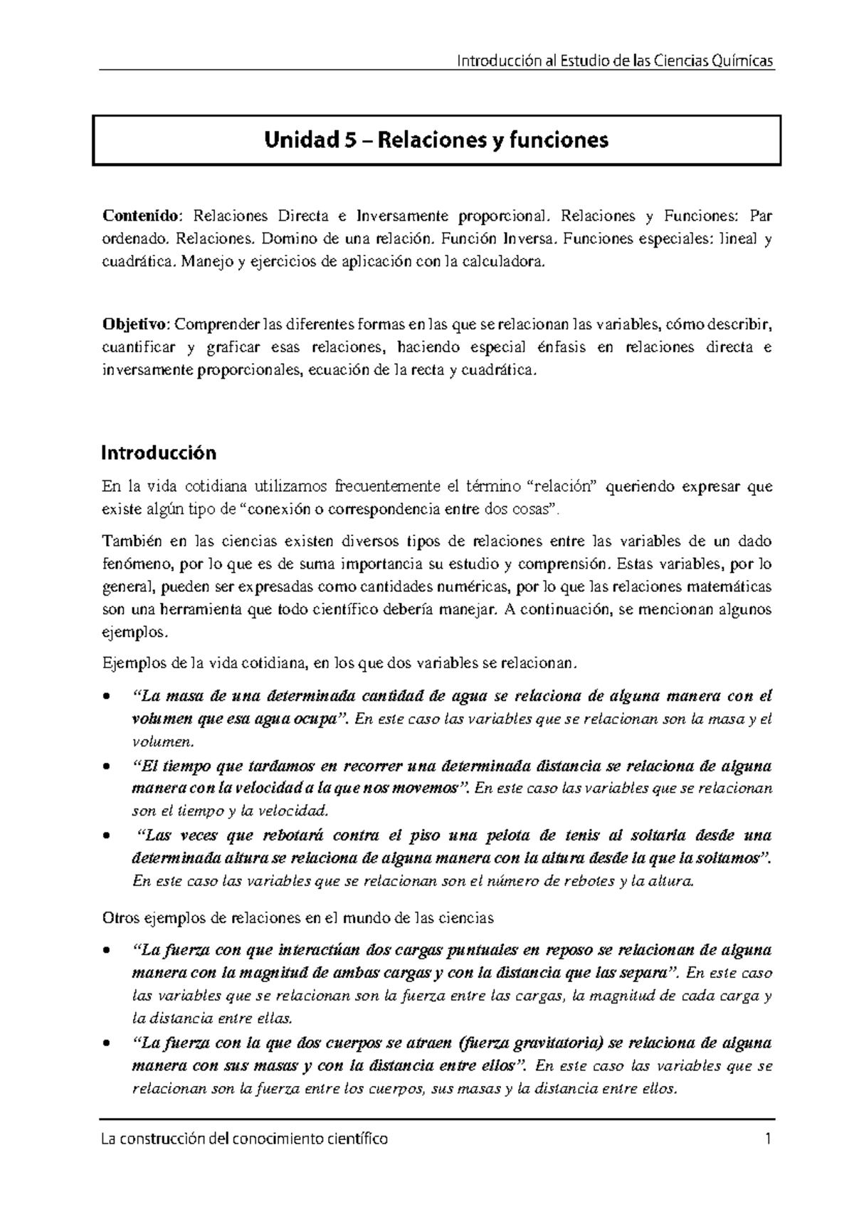 Funciones Ejercitacion - Contenido: Relaciones Directa e Inversamente ...