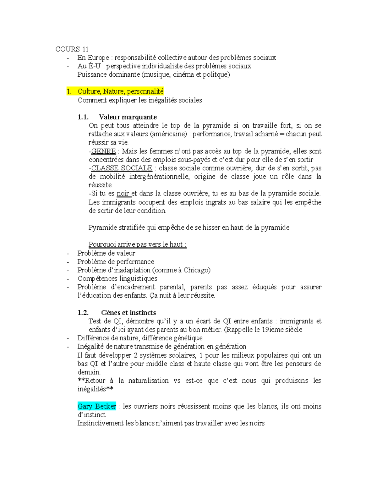 Cours 11 - COURS 11 En Europe : responsabilité collective autour des ...