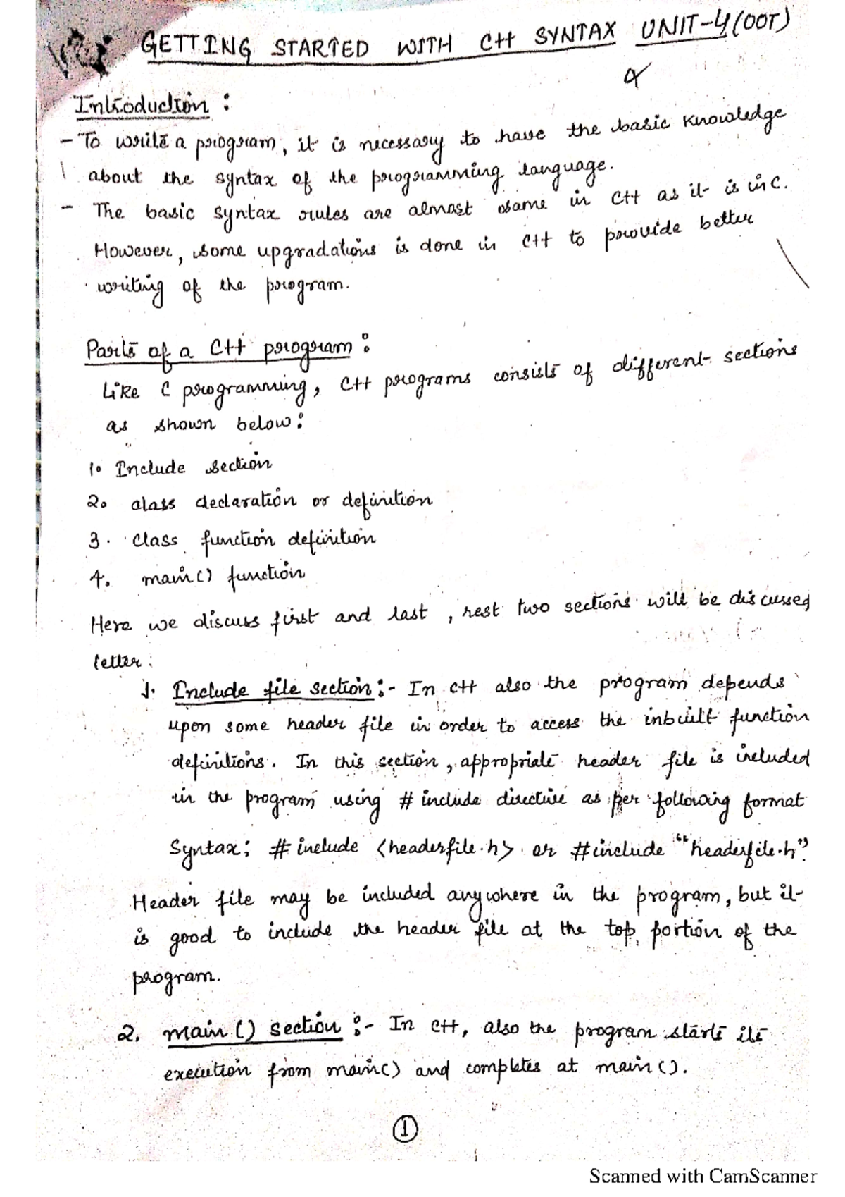 Handwritten Unit-4 - B.tech 3rd Year OOSD - Studocu