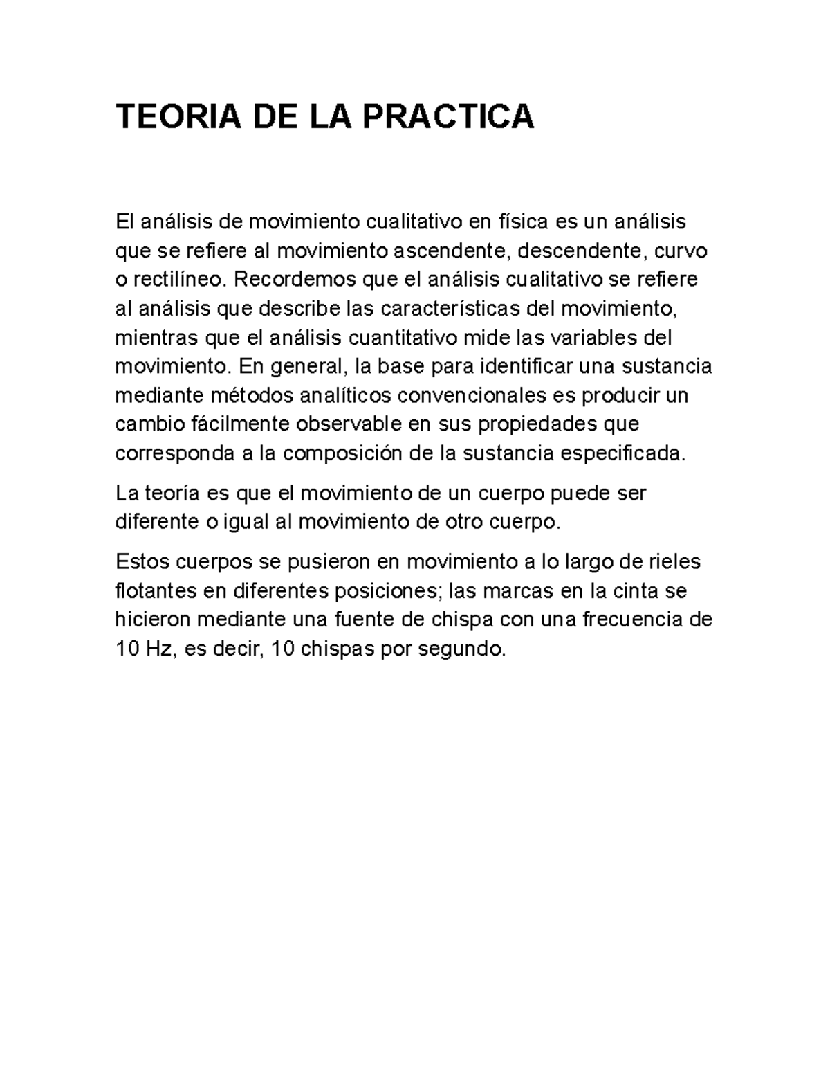 Teoria DE LA Practica - khjn - TEORIA DE LA PRACTICA El análisis de ...
