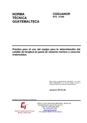 Densidad DEL Concreto - DEPARTAMENTO DE ARQUITECTURA E INGENIERÍA ...