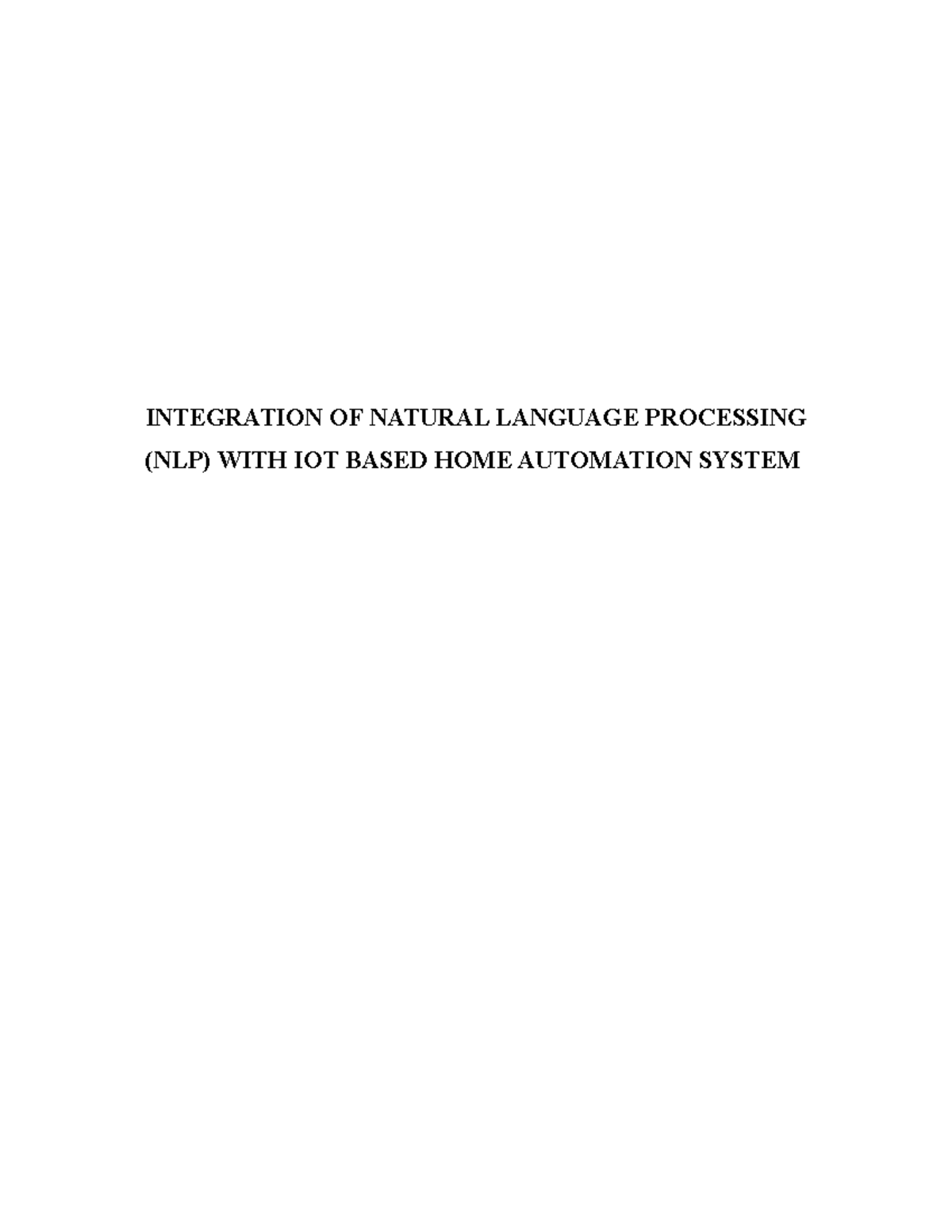 Proposal 2 NLP final - Project - Interpersonal Skills And Technical ...