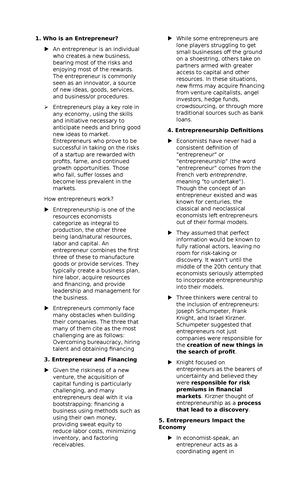 Topic 3 Entrepreneurial MIND - TOPIC 3 ENTREPRENEURIAL MIND Evaluate ...