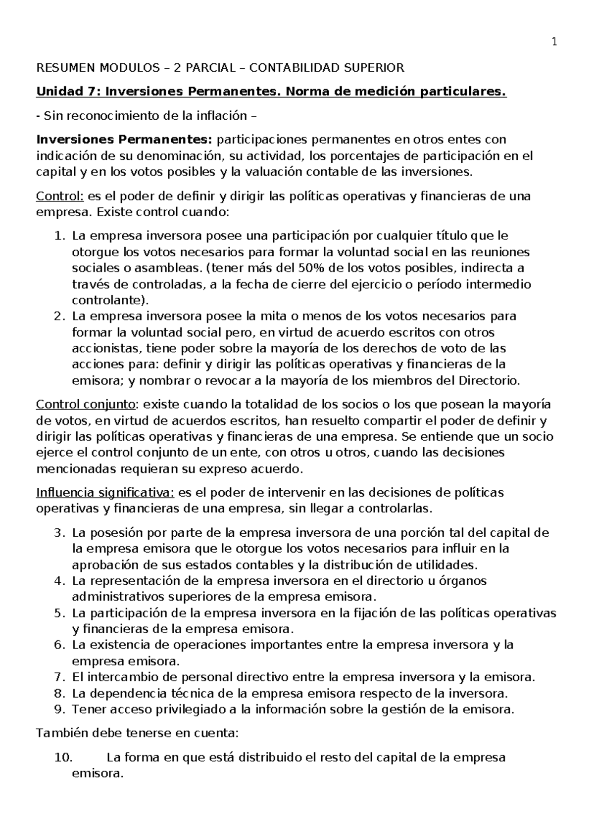 Resumen Modulos 3 Y 4 - RESUMEN MODULOS – 2 PARCIAL – CONTABILIDAD SUPERIOR Unidad 7 ...