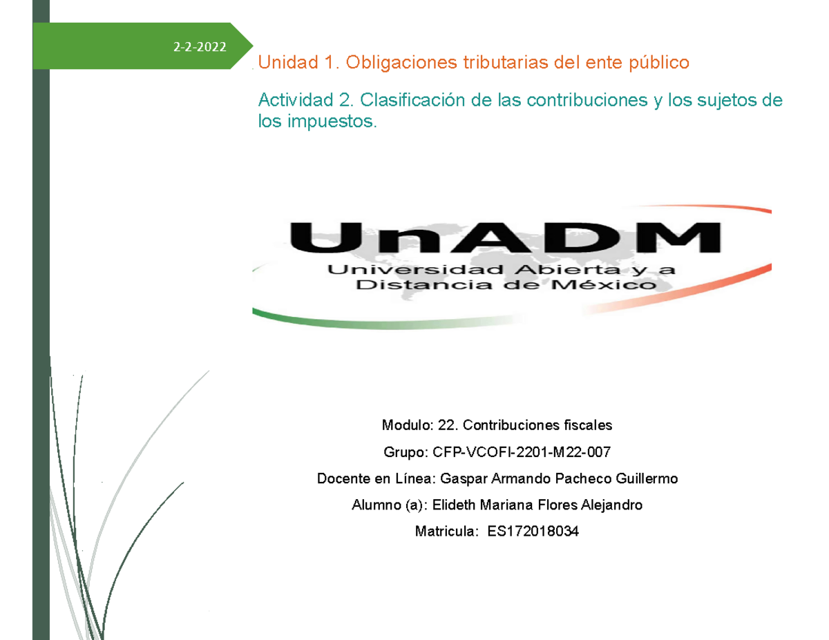 M22 u1 a1 - apuntes según la plataforma - 2-2- Unidad 1. Obligaciones ...