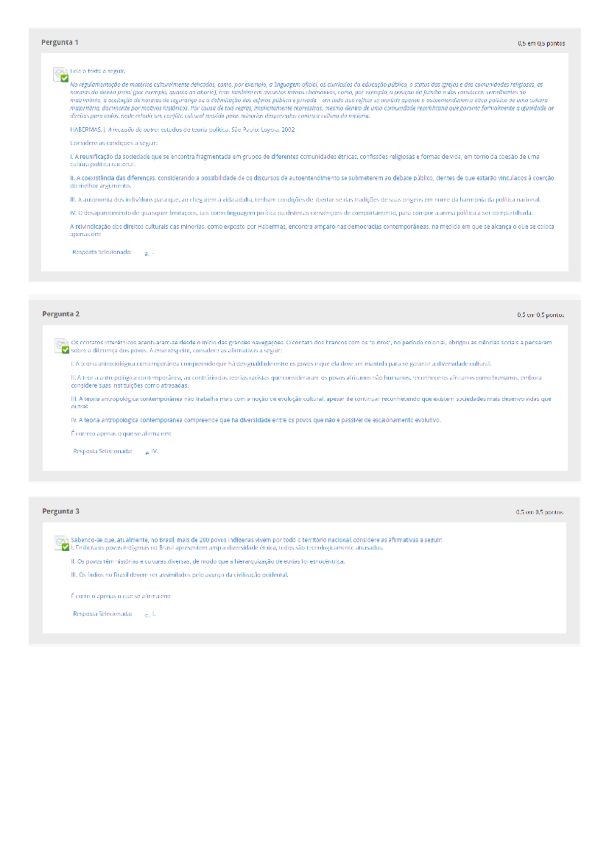 Design sem nome - Respostas AVA Questionário 01 - Homem e Sociedade - Studocu