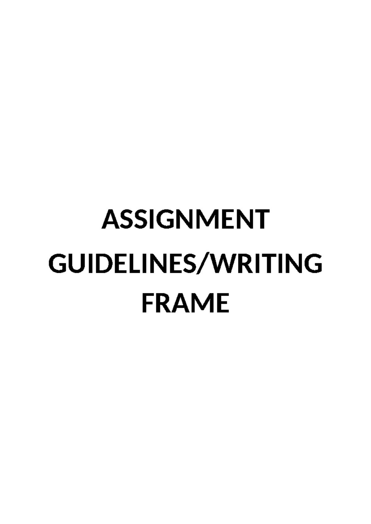 Writing-frame-Learning-aim-B-C - ASSIGNMENT GUIDELINES/WRITING FRAME ...