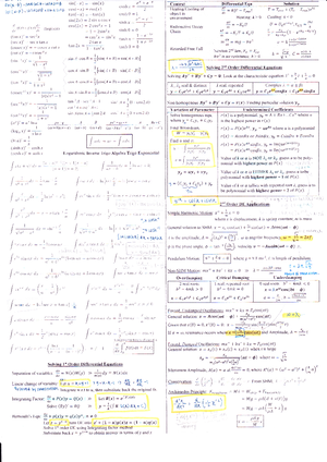 MA1512 TUT1 - MA1512 TUTORIAL 1 Solve the following differential equations: (a)x(x+ 1)y′= 1 (b ...
