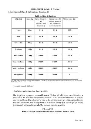 Labster Simulation Activity 1 Vectors and Scalars - Labster Simulation Activity on Vectors and ...