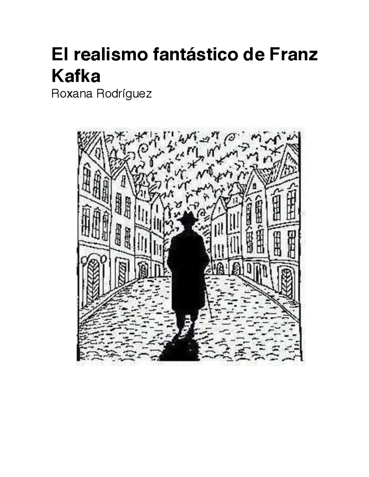 1 El realismo fantastico de Franz Kafka - El realismo fantástico de ...