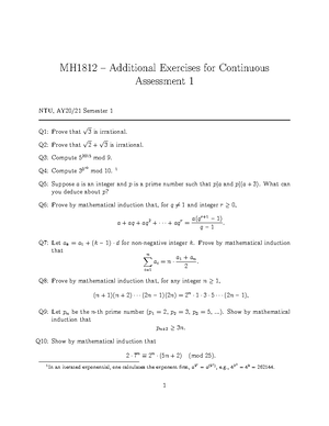 Tut 5 questions - Combinatorics - MH1812 - Page 1 of 3 SC1005 Tutorial 5 SC1005 Digital Logic ...