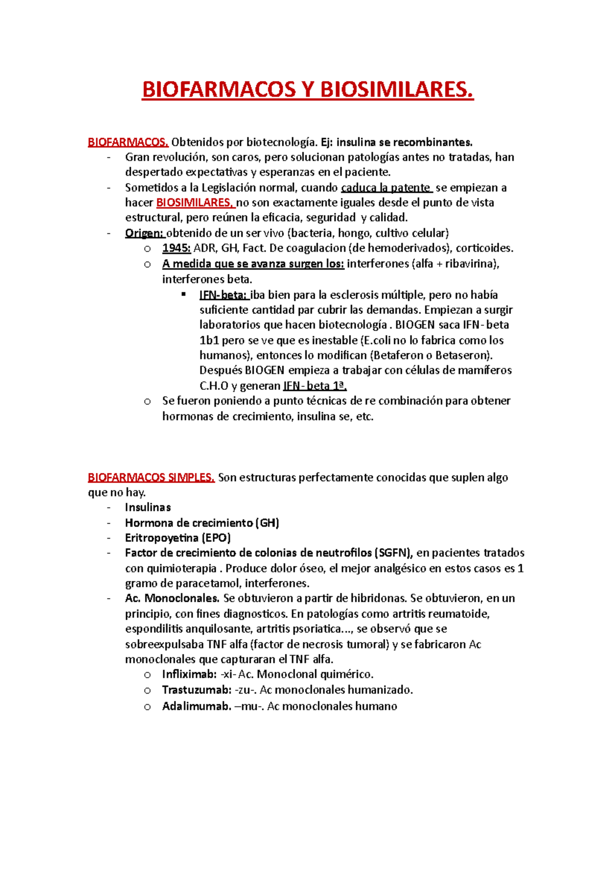 Biofarmacos y biosimilares - BIOFARMACOS Y BIOSIMILARES. BIOFARMACOS ...