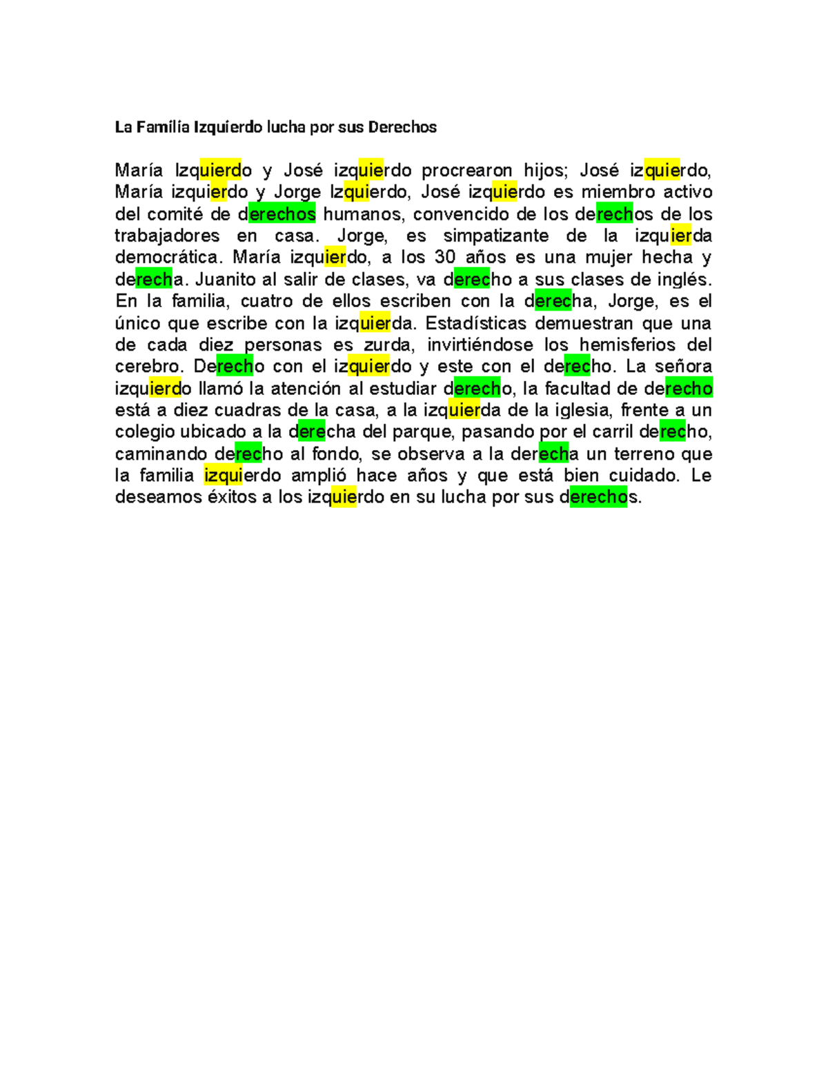 La Familia Izquierdo lucha por sus Derechos - Jorge, es simpatizante de ...