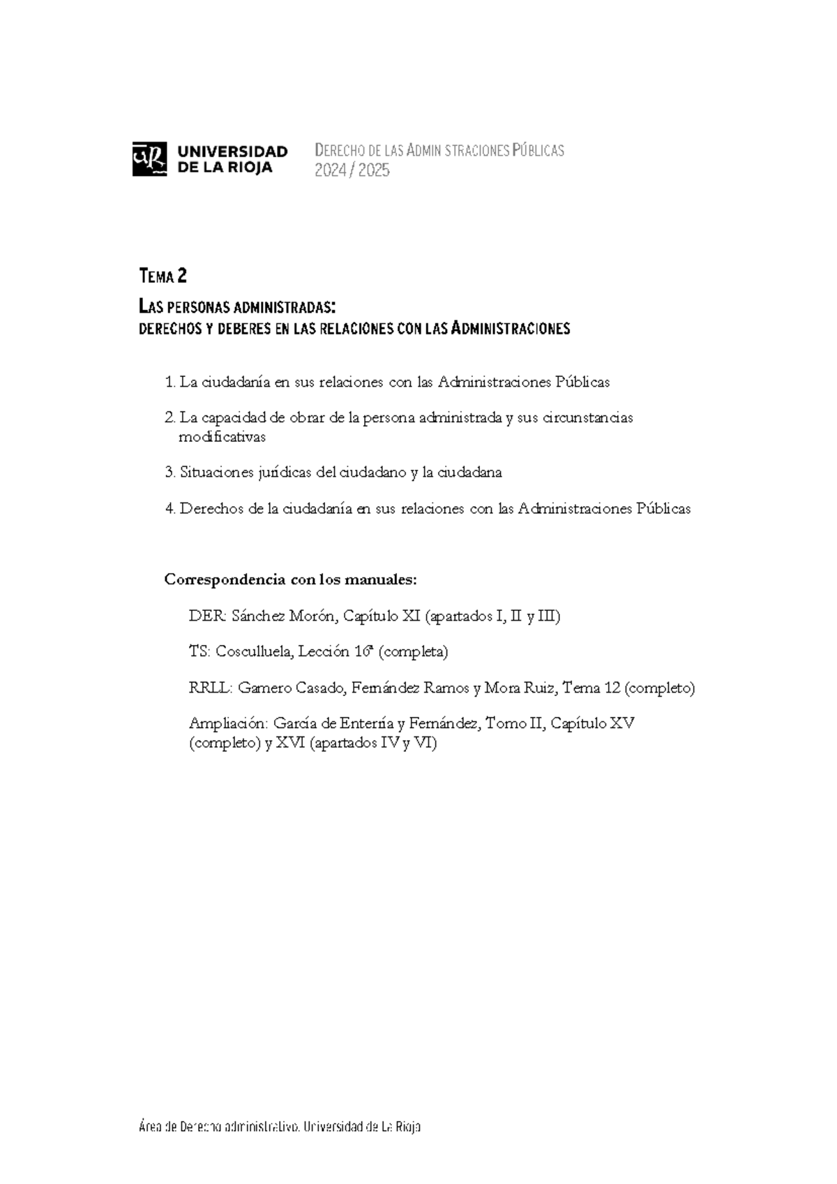 Esquema T - aaa - La ciudadanía en sus relaciones con las Administraciones Públicas La capacidad ...