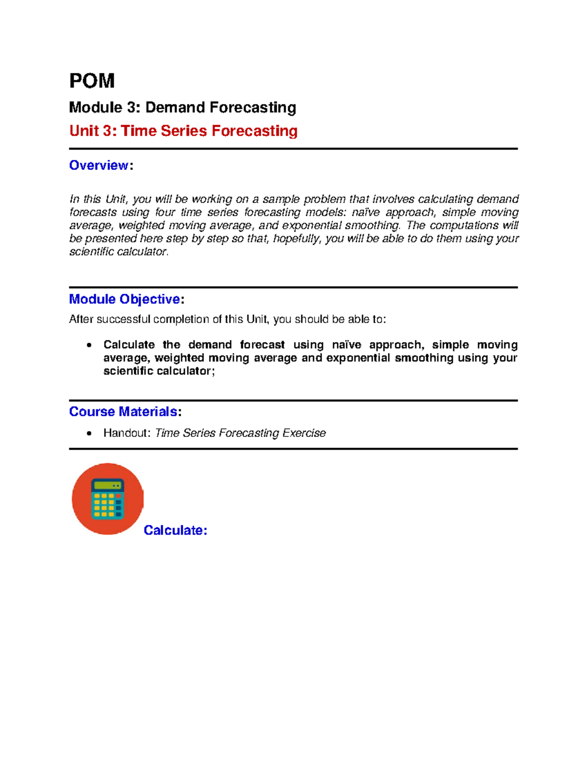 POM MOD 3 UNIT 3 - Okay lang pero mahirap - POM Module 3: Demand ...