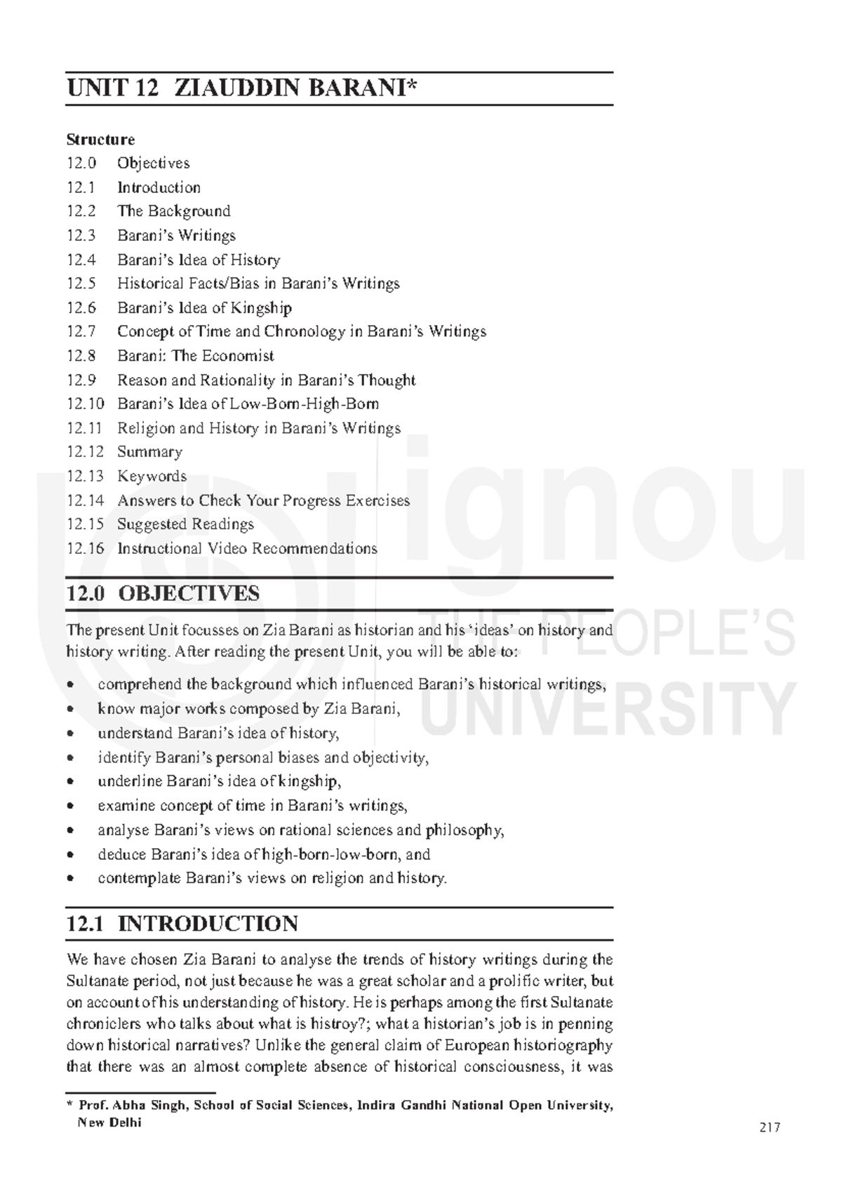 Unit-12 - Notes for ps - Ziauddin Barani UNIT 12 ZIAUDDIN BARANI ...