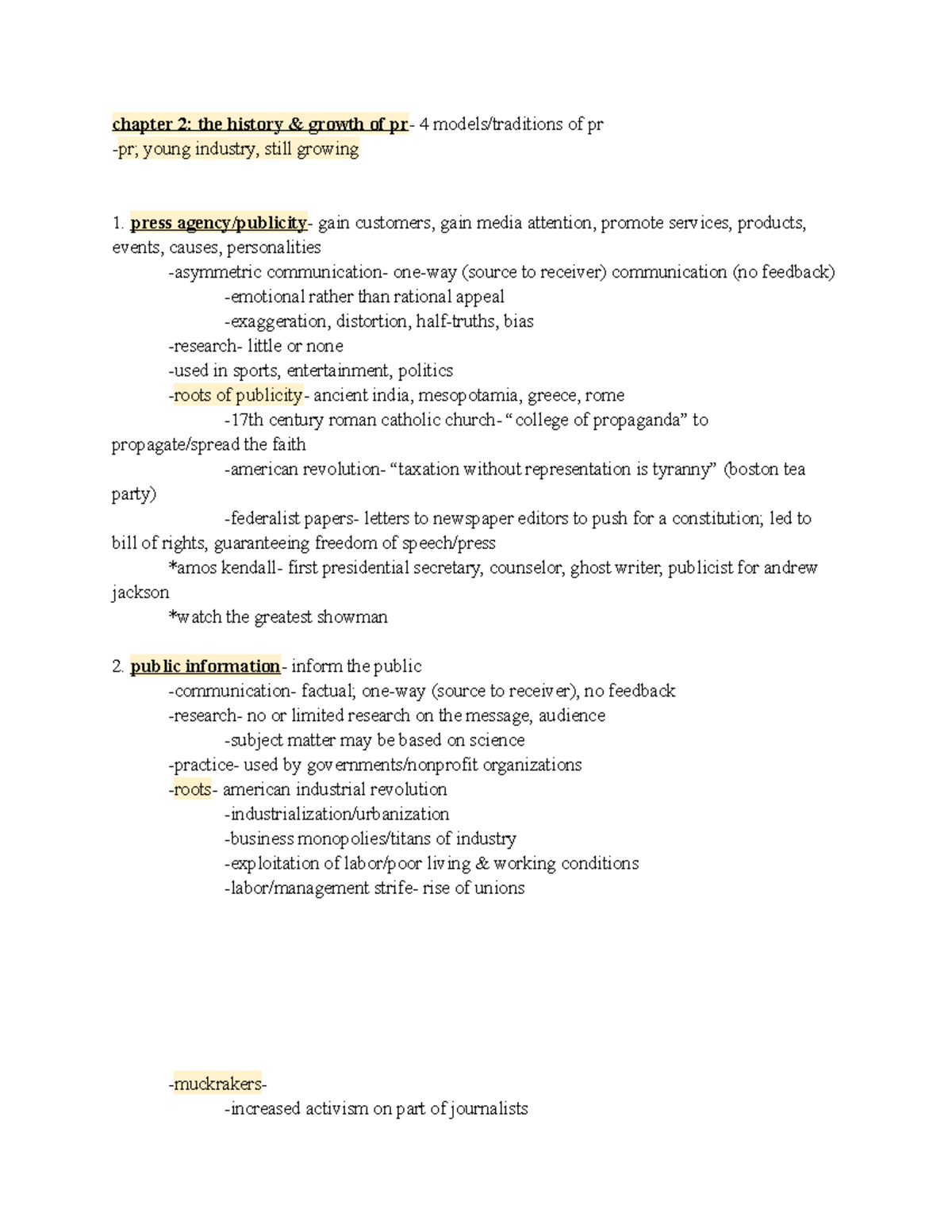 Pr 8-30-18 9-4-18 - principles of public relations notes from in class ...