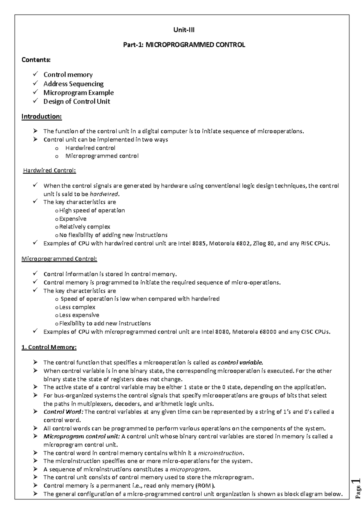 Unit-2(COA) - Explained about unit 2 - 1 Unit-III Part-1 ... Unit-2(COA) - Explained about unit 2 - 1 Unit-III Part-1 ...