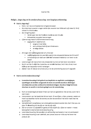 Religie, zingeving en levensbeschouwing overzicht - Wat is een ethisch ...