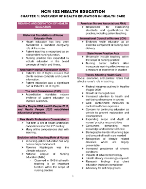 Midterm-Compilation- Health Assessment - NCM101- HEALTH ASSESSMENT ...