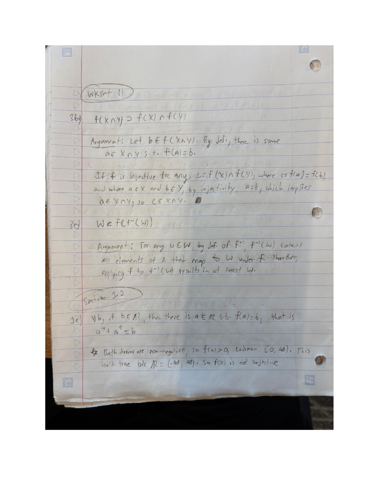HW 9 - NUMBER THEORY - wksht It D 316) f(xny) ) f(x) n f(Y) Argument ...