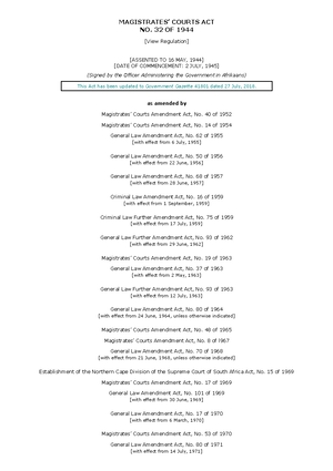 Simple Summons - SIMPLE SUMMONS IN THE HIGH COURT OF SOUTH AFRICA ...