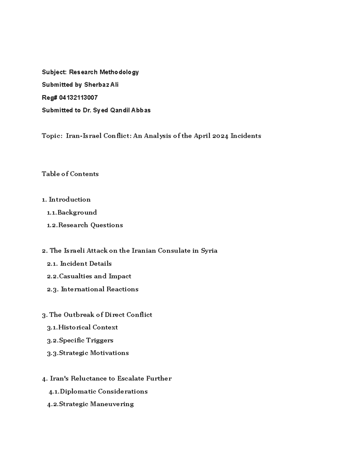 Sherbaz 11 - all details are available - Subject: Research Methodology ...