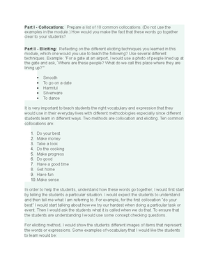 Module 8.2 Assignment - What types of writing activities are ...