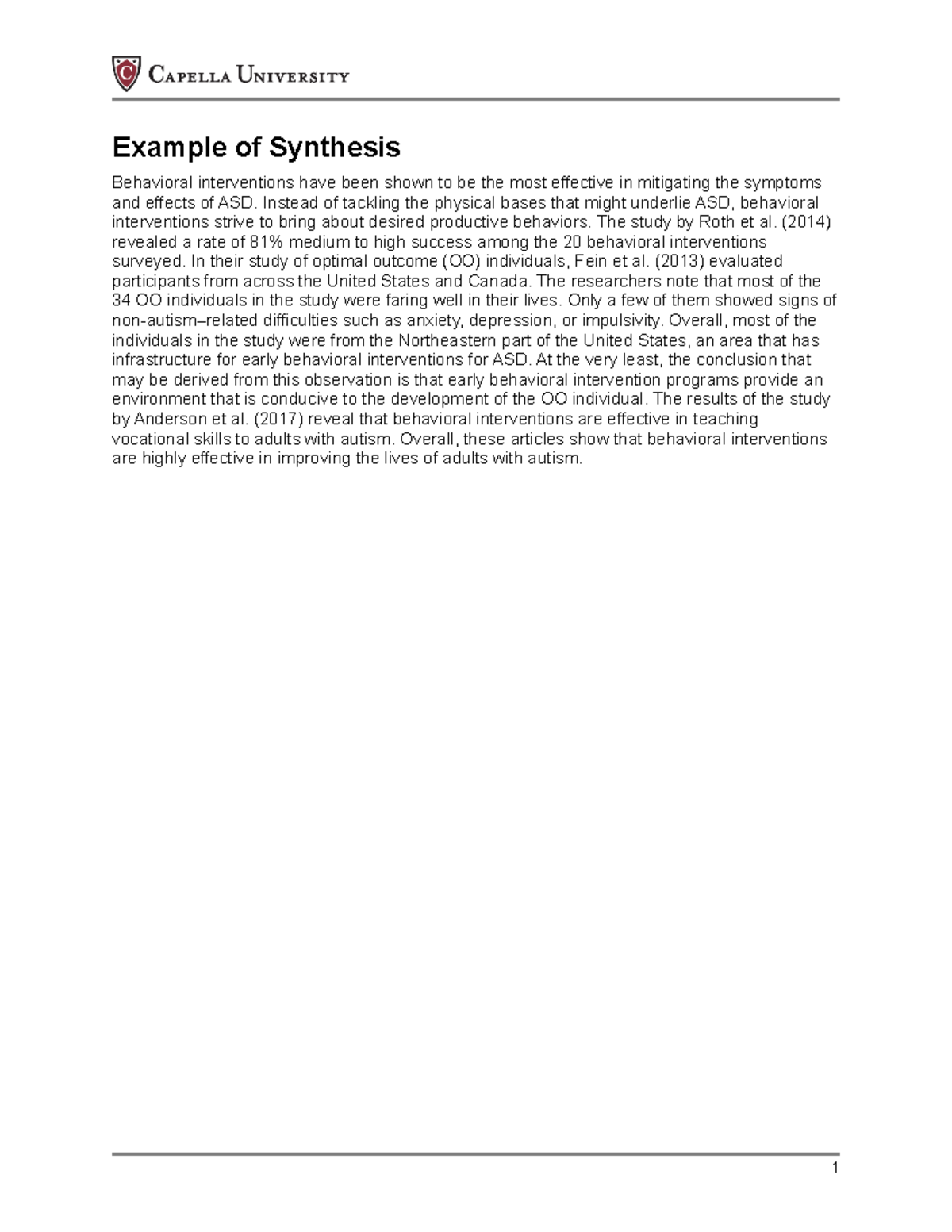 Cf synthesis example - HIM 450 - Example of Synthesis Behavioral ...