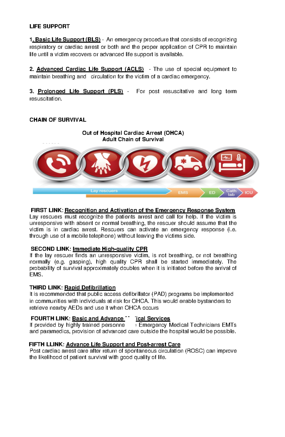 Work book for NSTP Autosaved 1 - LIFE SUPPORT 1. Basic Life Support ...