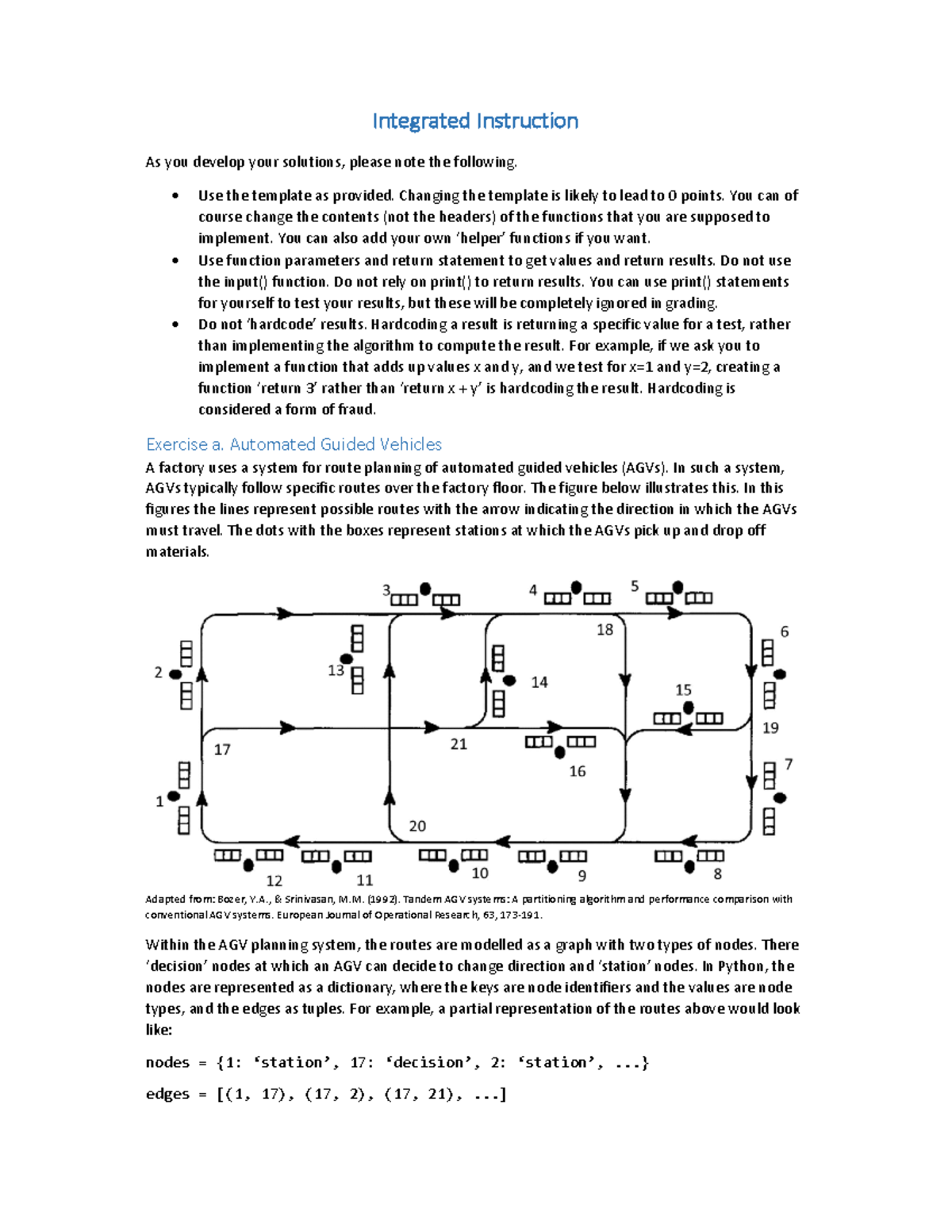 6 Integrated Instruction - exercises - Integrated Instruction As you ...