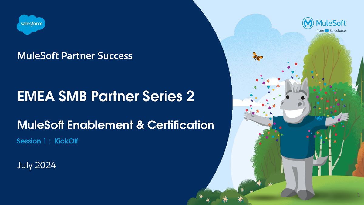 Series 2 - FY25 Mule Soft EMEA SMB Partner Certification Sprint ...
