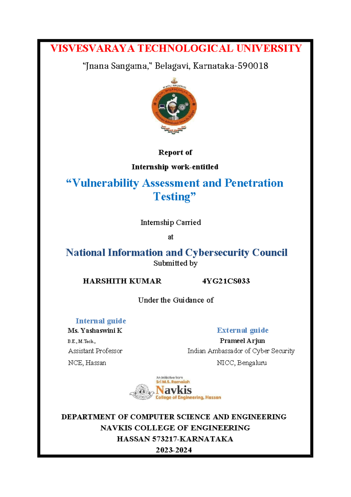 Visvesvaraya - seminar report on big data - VISVESVARAYA TECHNOLOGICAL ...