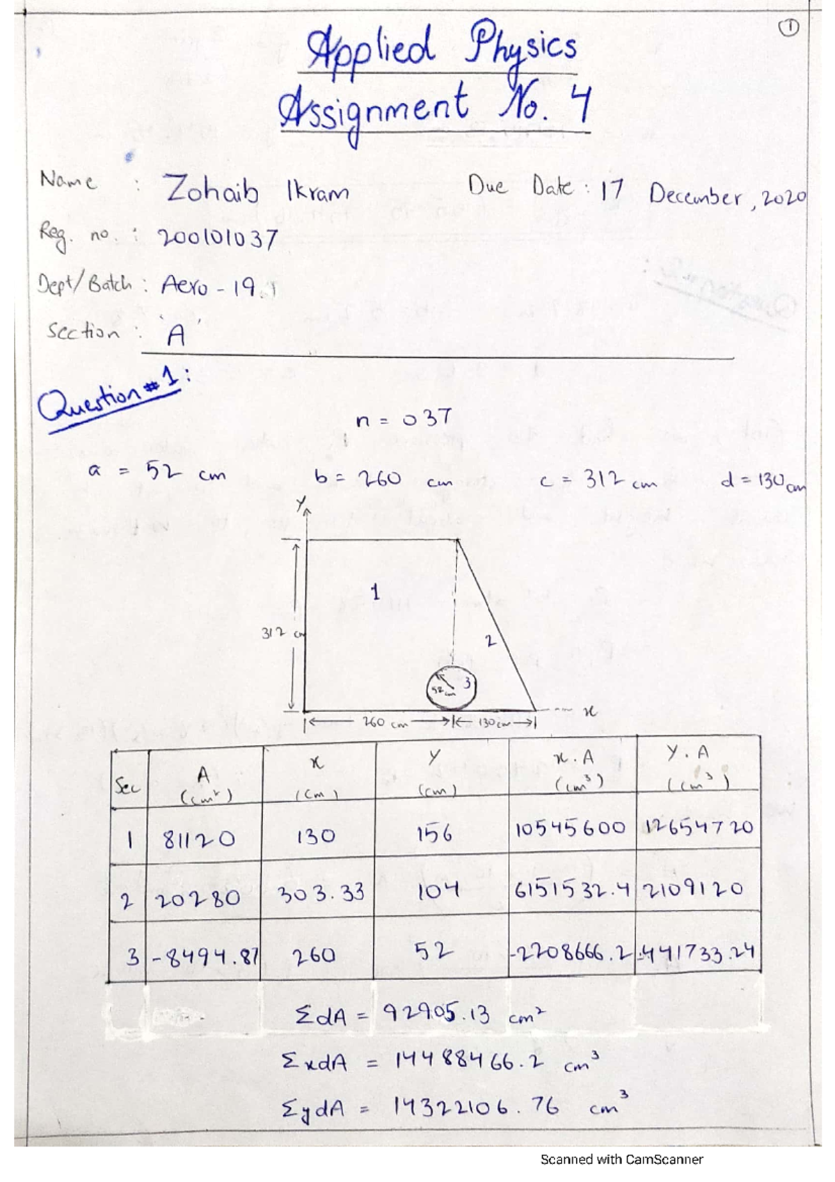 AP Aero19A Ass4 - Applied Physics - Studocu
