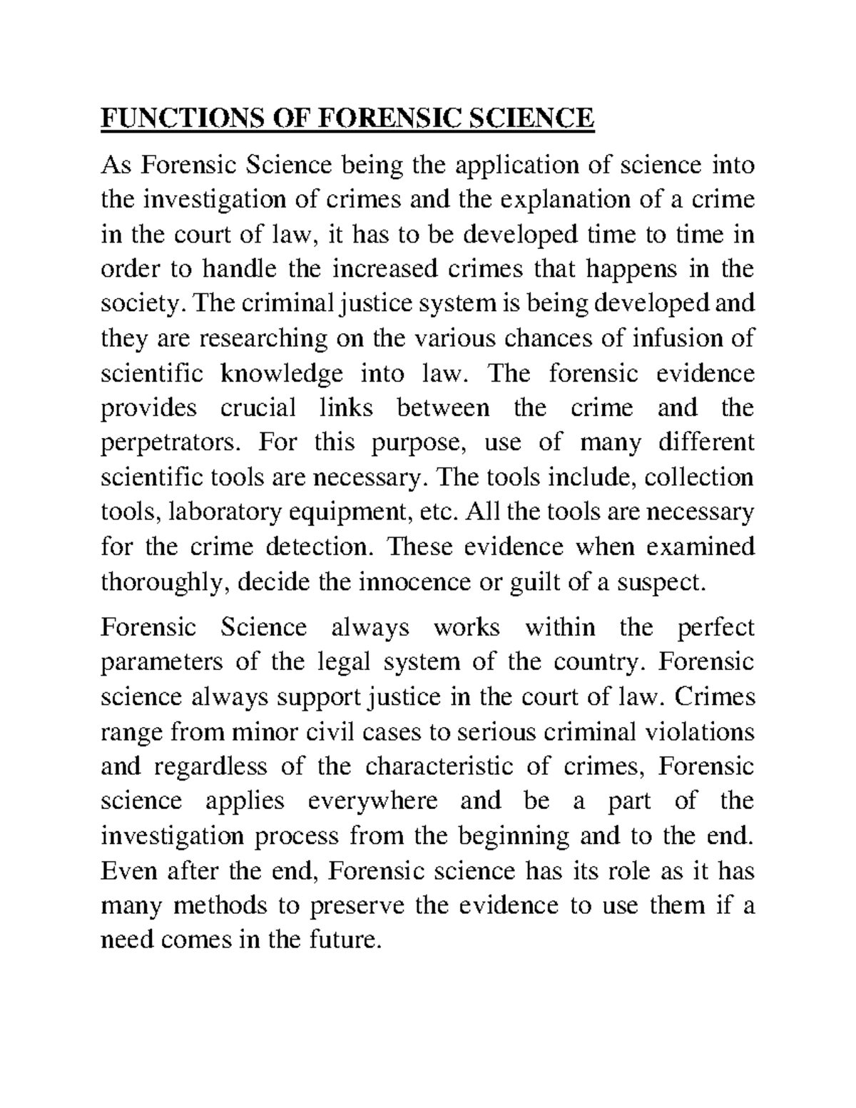 Functions Of Forensic Science FUNCTIONS OF FORENSIC SCIENCE As functions-of-forensic-science-functions-of-forensic-science-as