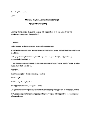 MGA URI NG Paksa - Good - MGA URI NG PAKSA PAKSA - Ang isang paksa ay ...