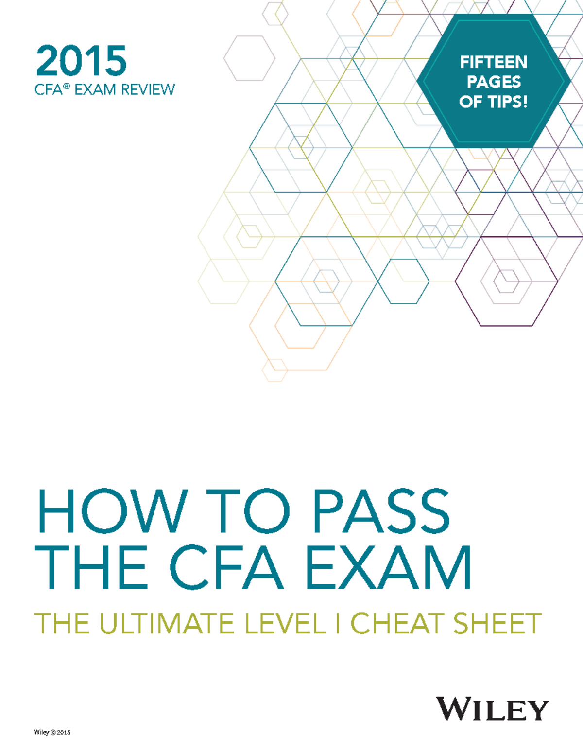 Pdfcookie - HOW TO PASS THE CFA EXAM THE ULTIMATE LEVEL I CHEAT SHEET ...