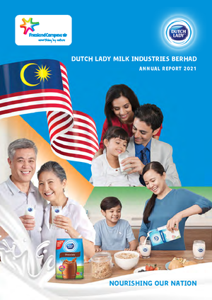 DLMI AR2021 Part 1 - dutch lady annual report - ####### NOURISHING OUR ...