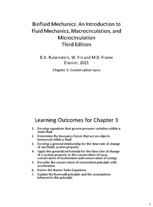 Chapter 1 - Biomedical Engineering - Biofluid Mechanics: An ...