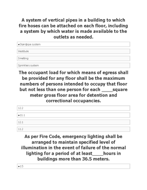 Fire Officer Reviewer 5 - FIRE Officer Reviewer (FOE) - Studocu