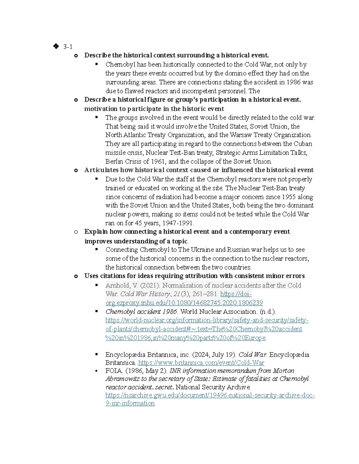 His100 3-1 - module 3 1 - 3- o Describe the historical context ...