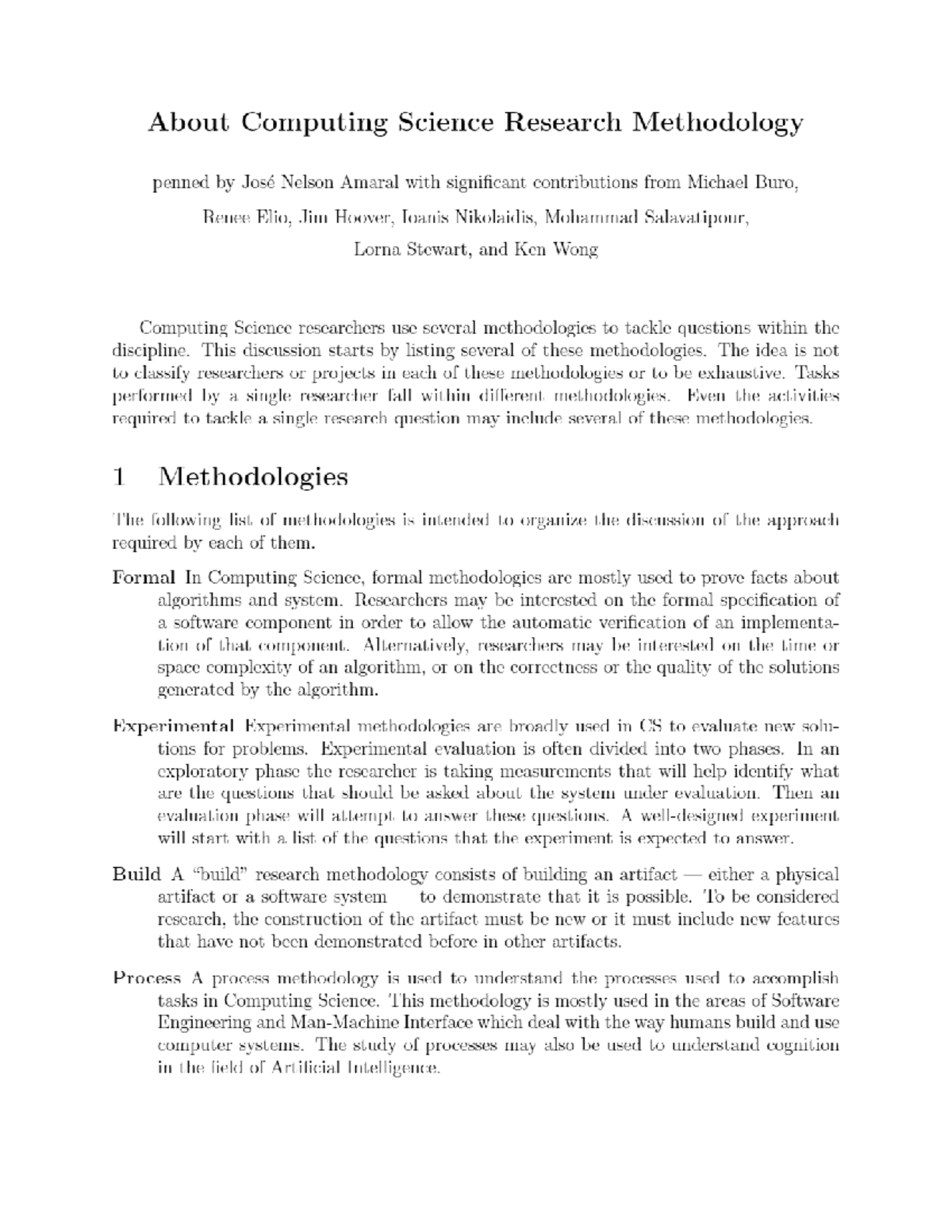 About Computing Science Research Methodology 2 - RM-01SOM-Mar - Studocu